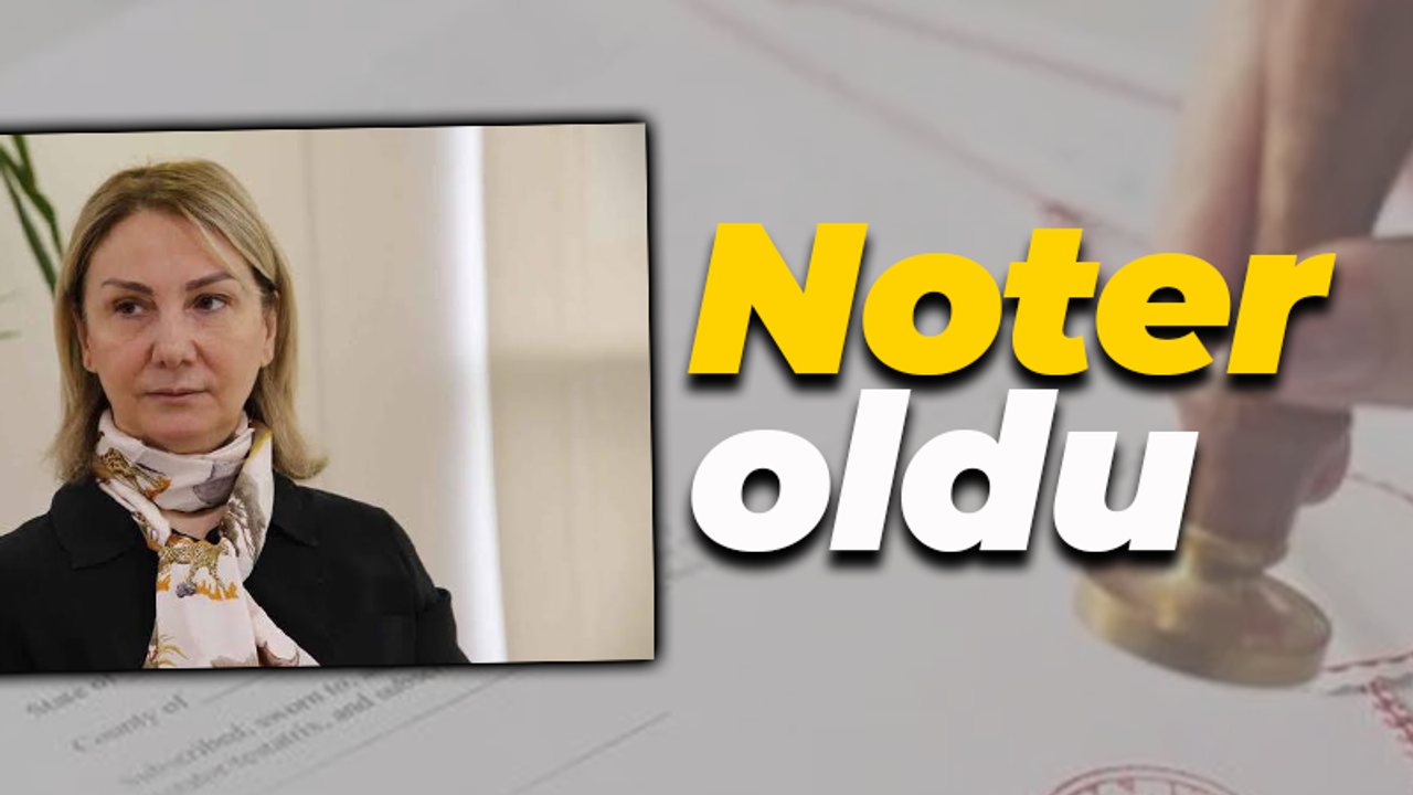 Emine Zeybek noter oldu